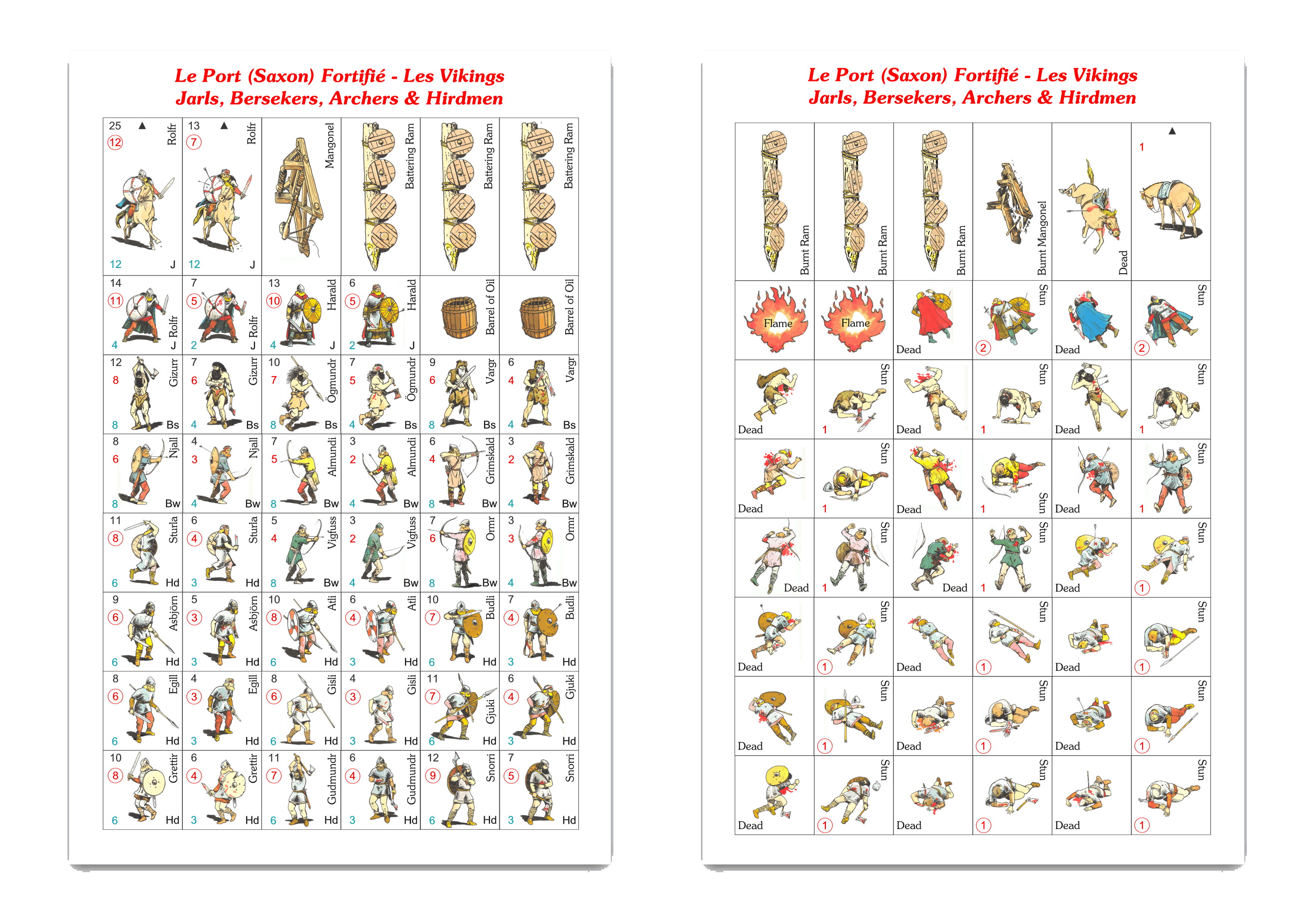 Vikings Counter Sheet 1 – Historic-One